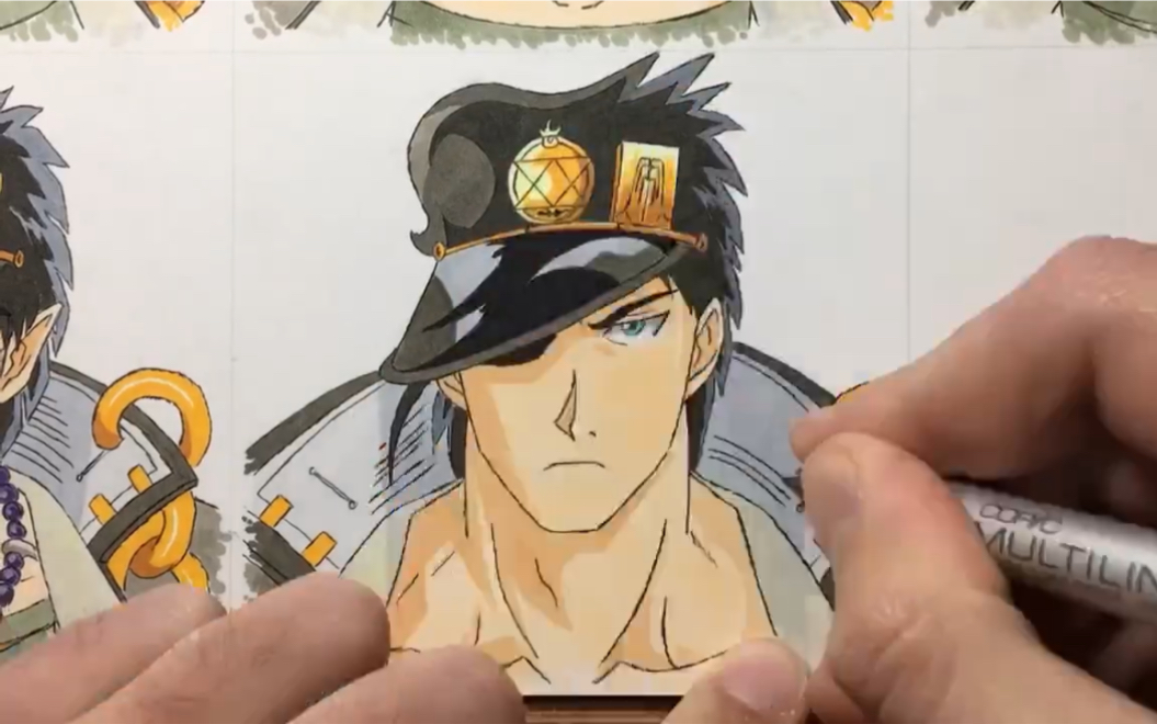 用12种动漫人物风格,能画出什么样的JOJO?