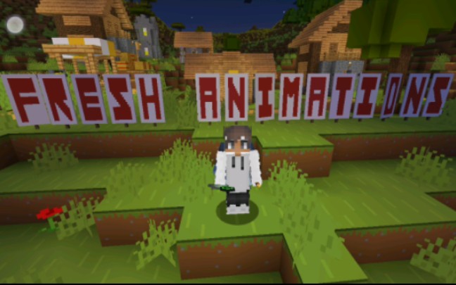 [我的世界]材质包推荐-Fresh Animations(附下崽链接)_单机游戏热门视频