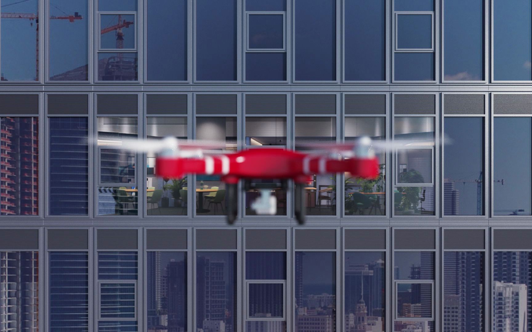 3D动画渲染_无人机