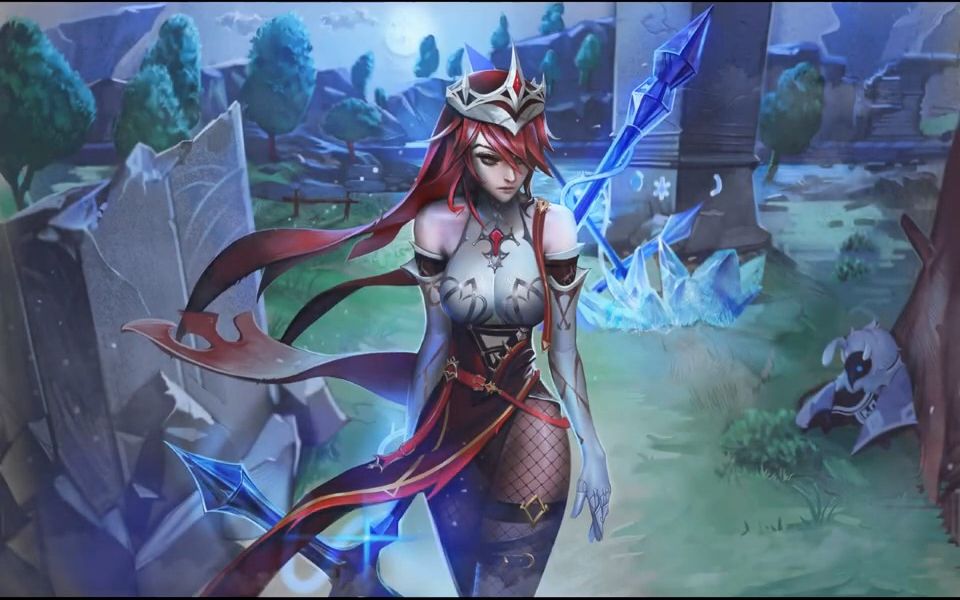国外画师Tony Maverick的《原神-罗莎莉亚》绘画过程