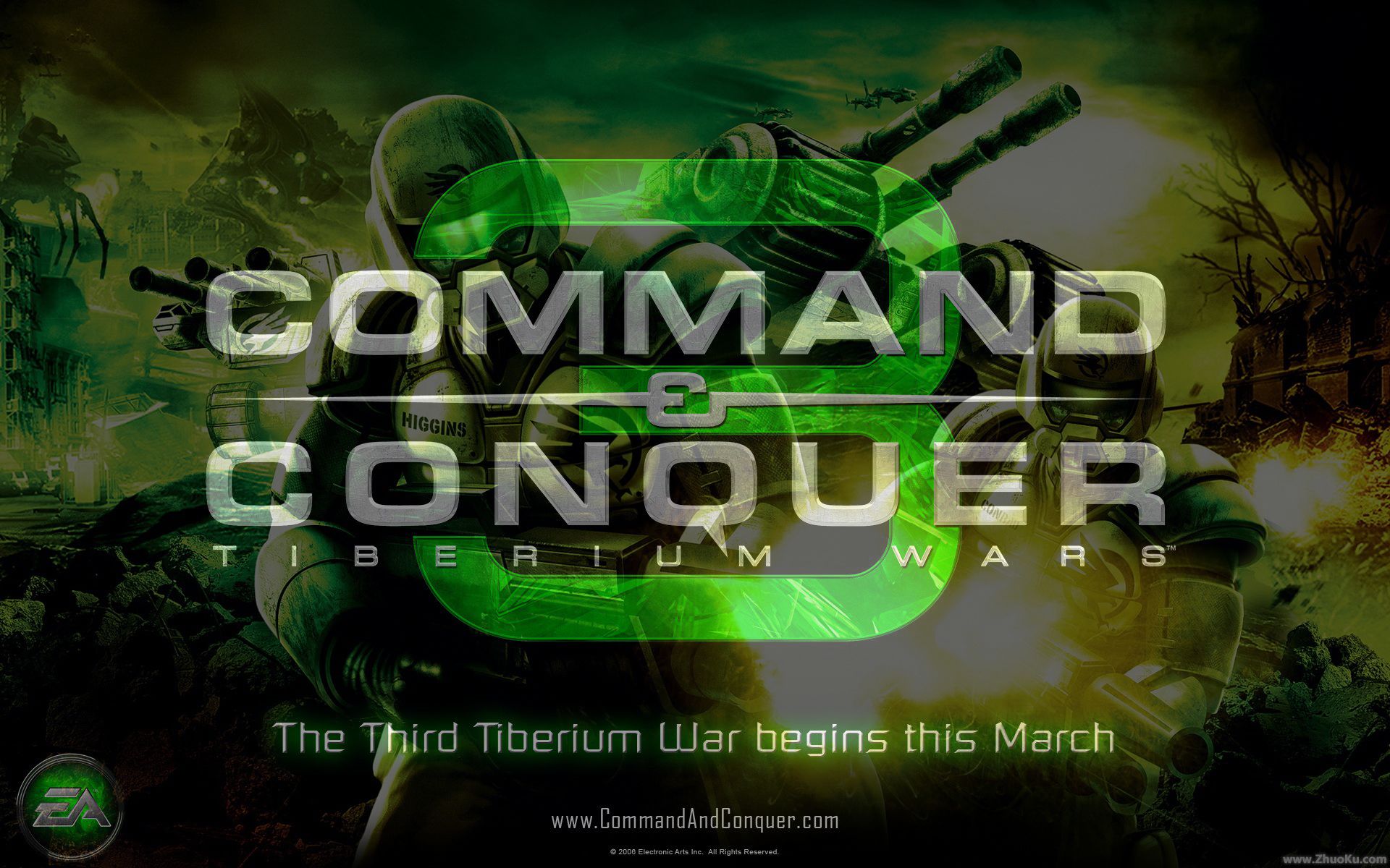 《命令与征服3:泰伯利亚本质》GDI战役 01 千钧一发 困难难度通关