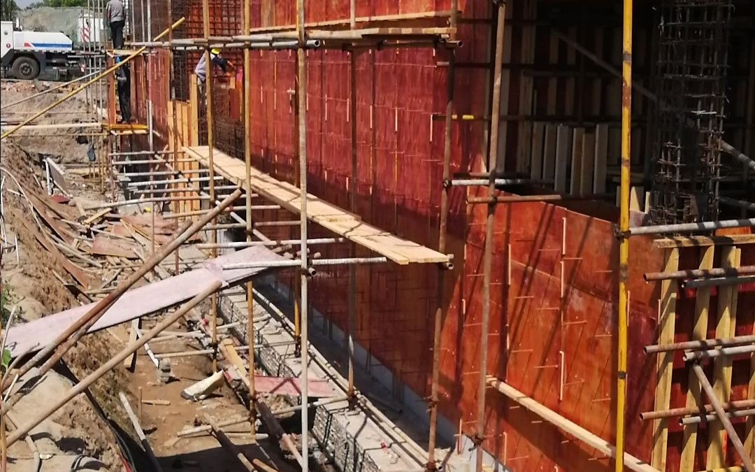 滤池池壁模板制作