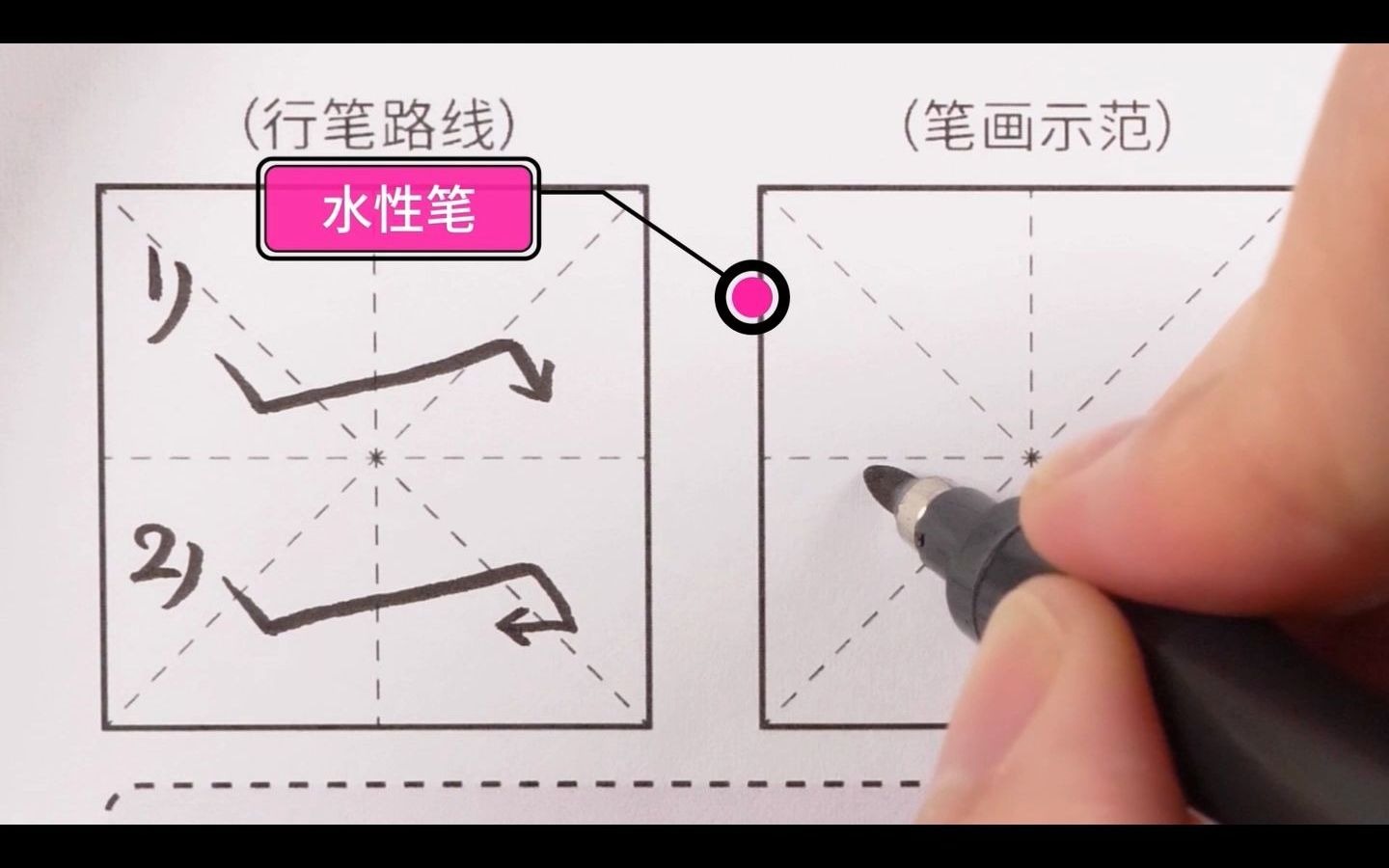3种笔教你学写字,这样写横画,怎么写都好看