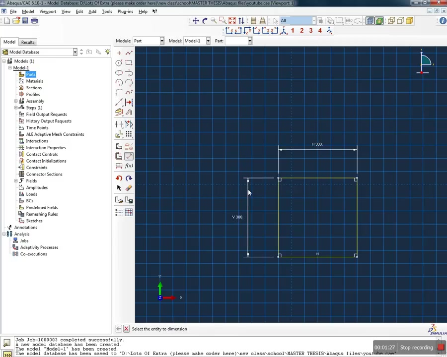 ABAQUS 钢筋混凝土结构抗震分析(转载)