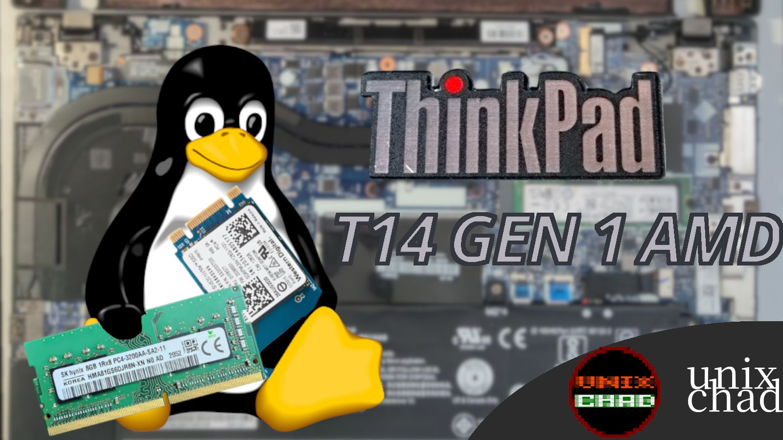 二手Thinkpad T14升级内存和硬盘(Arch Linux)