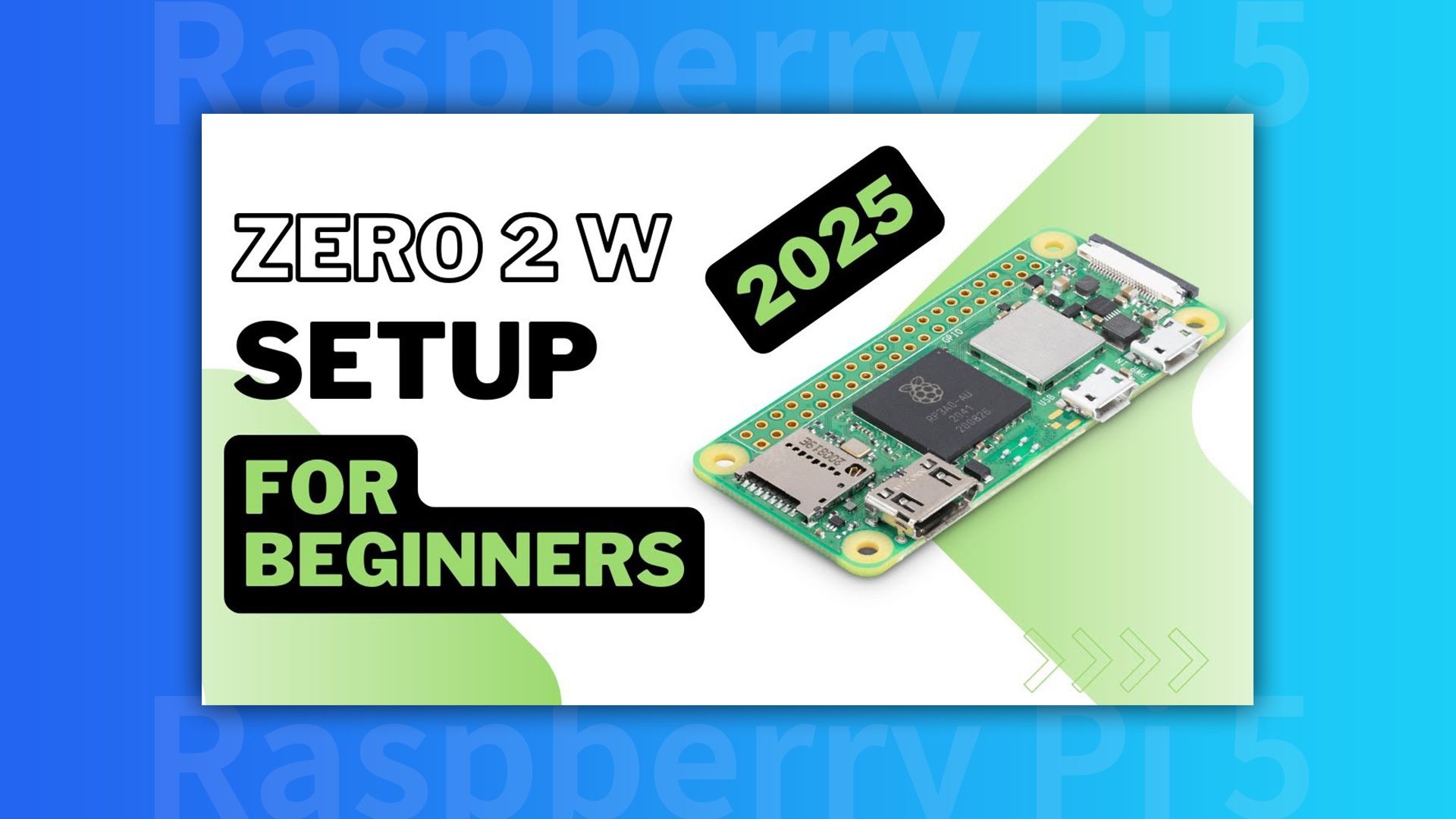 Raspberry Pi Zero 2 W 安装指南: 从开箱到 LED 闪烁!
