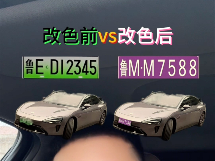 【车牌改色】雷军两会提出新能源汽车车牌个性化定制方案,果然最懂...
