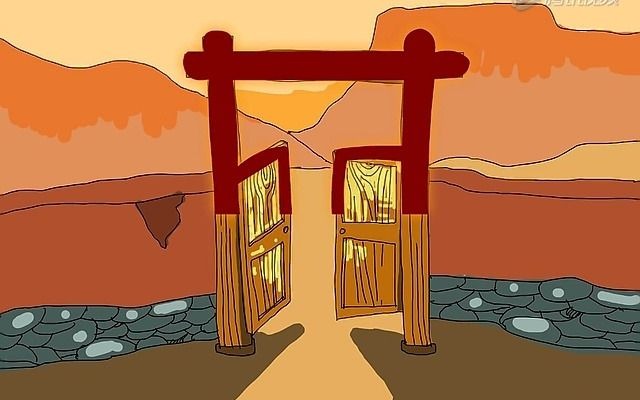 漢字演變百例之“门”字。《说文解字》門:聞也。从二戶。象形。凡...