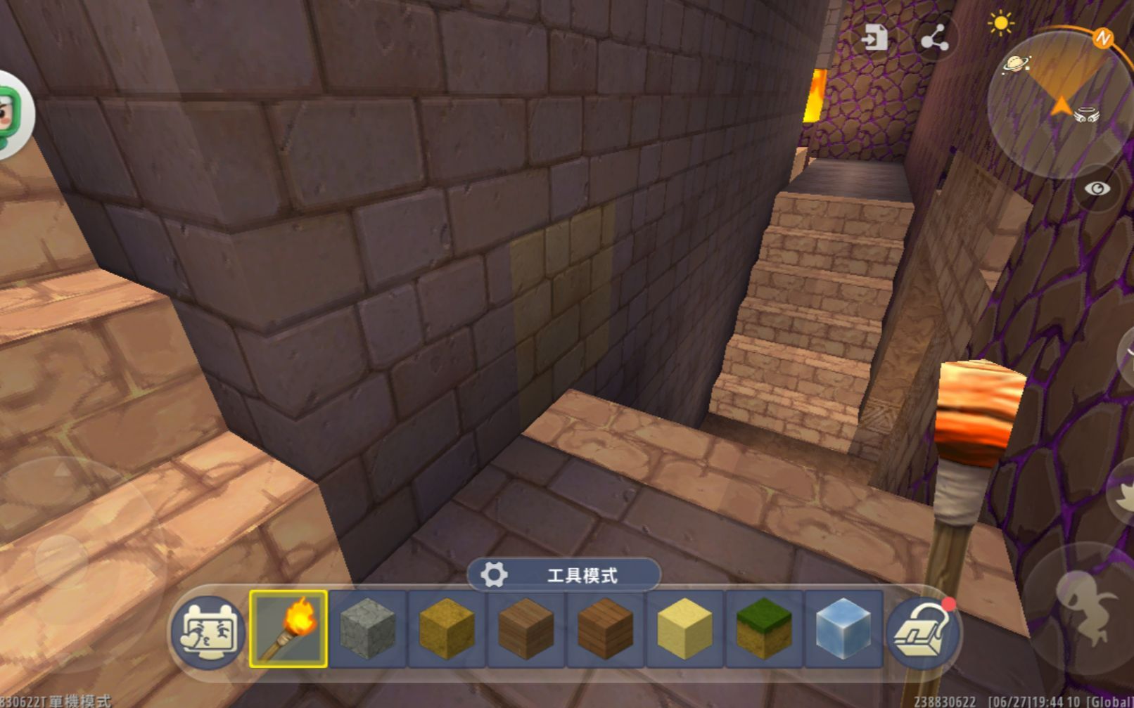 迷你世界超级复杂的沙漠遗迹,会随机生成,我竟然在里面迷路了