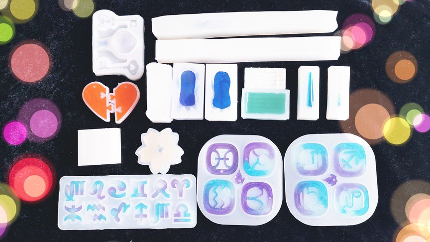 解压向-自制玻璃笔灵摆微场景以及星座模具