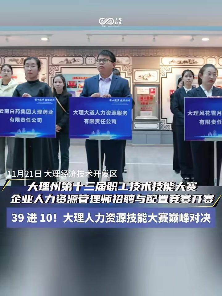 理论结合实操,比拼HR实战能力!大理州企业人力资源管理师招聘与配置...