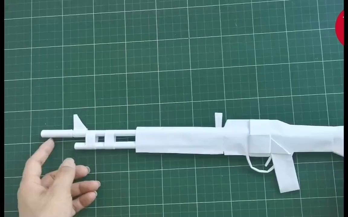如何用纸制作玩具步枪