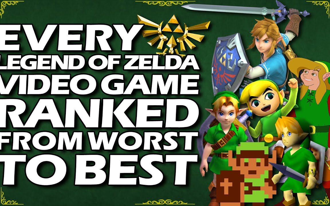 [英字] 塞尔达系列34款游戏总排名 — 时之笛第3,第一名不说也知道 by ...