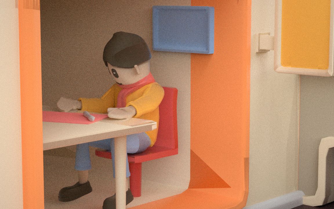 【C4D】卡通场景动画