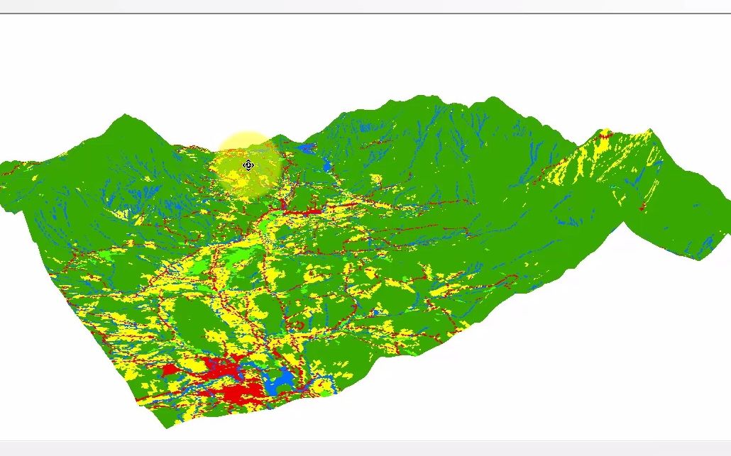 ArcGIS三维地形显示(3D)下