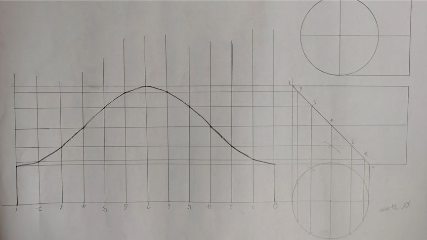 同等径圆管直角弯头下料方法,不会的赶紧收藏起来,真的很实用