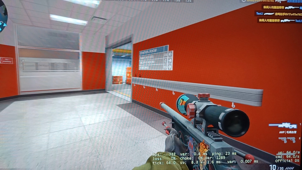 i3 10100f+1060 3g csgo帧数表现 核子危机死斗 常规配置玩csgo