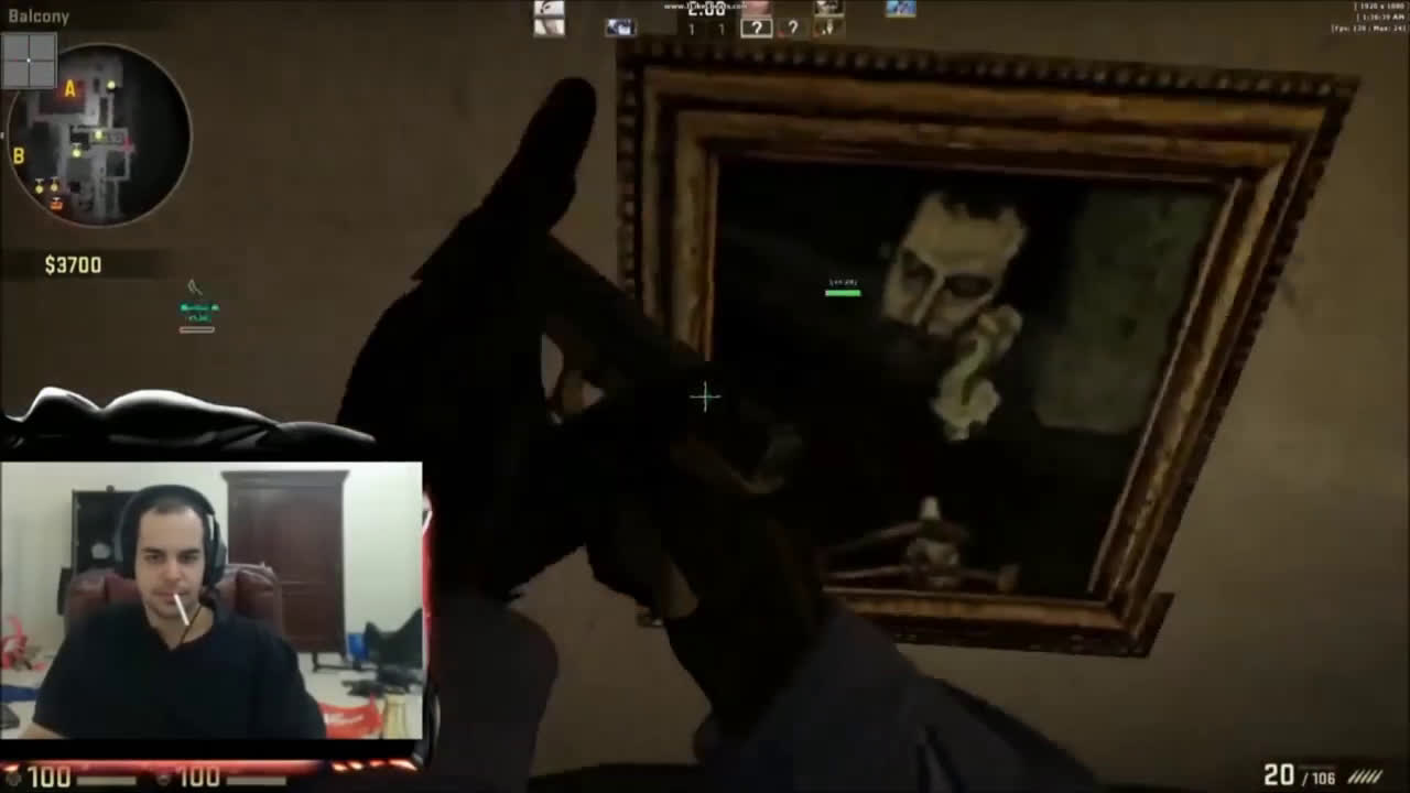 【Csgo】国外大牛Twitch直播作弊