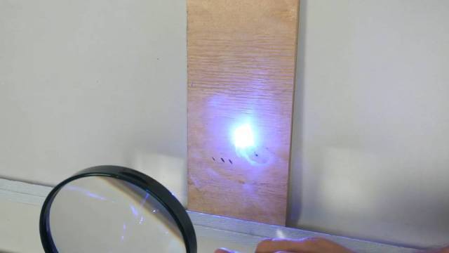 放大镜将激光放大数倍后会产生什么现象?.