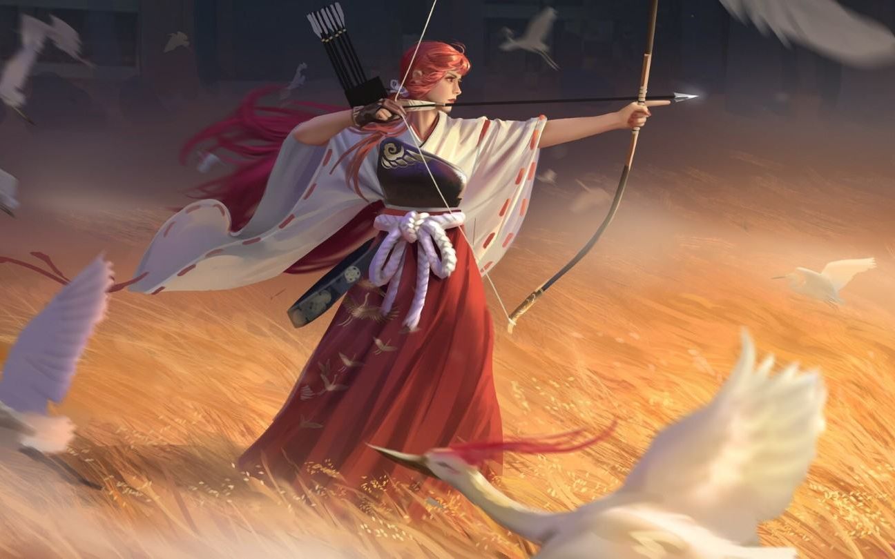 传统手绘低模制作 女性角色模型+贴图绘制