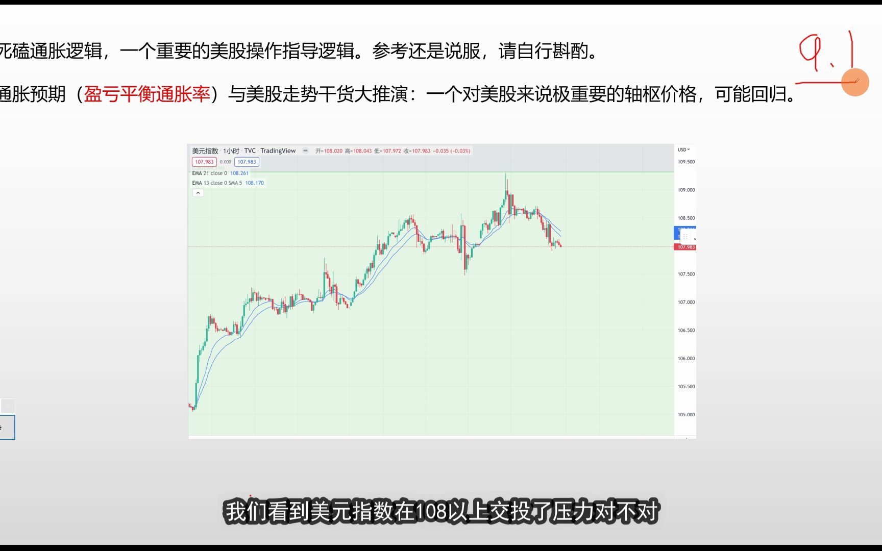 美股转势信号深度分析!《通胀预期》将引领股指修复。美元超级压力...