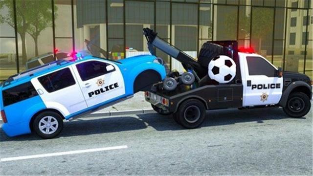 挖掘机工程车道路表演 认识颜色 英语早教动画片
