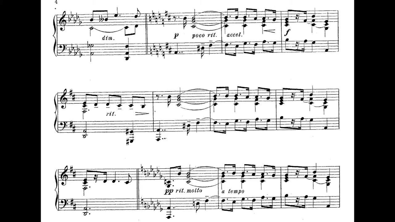 【钢琴/转载】斯克里亚宾 两首玛祖卡 Op.40 曲谱同步