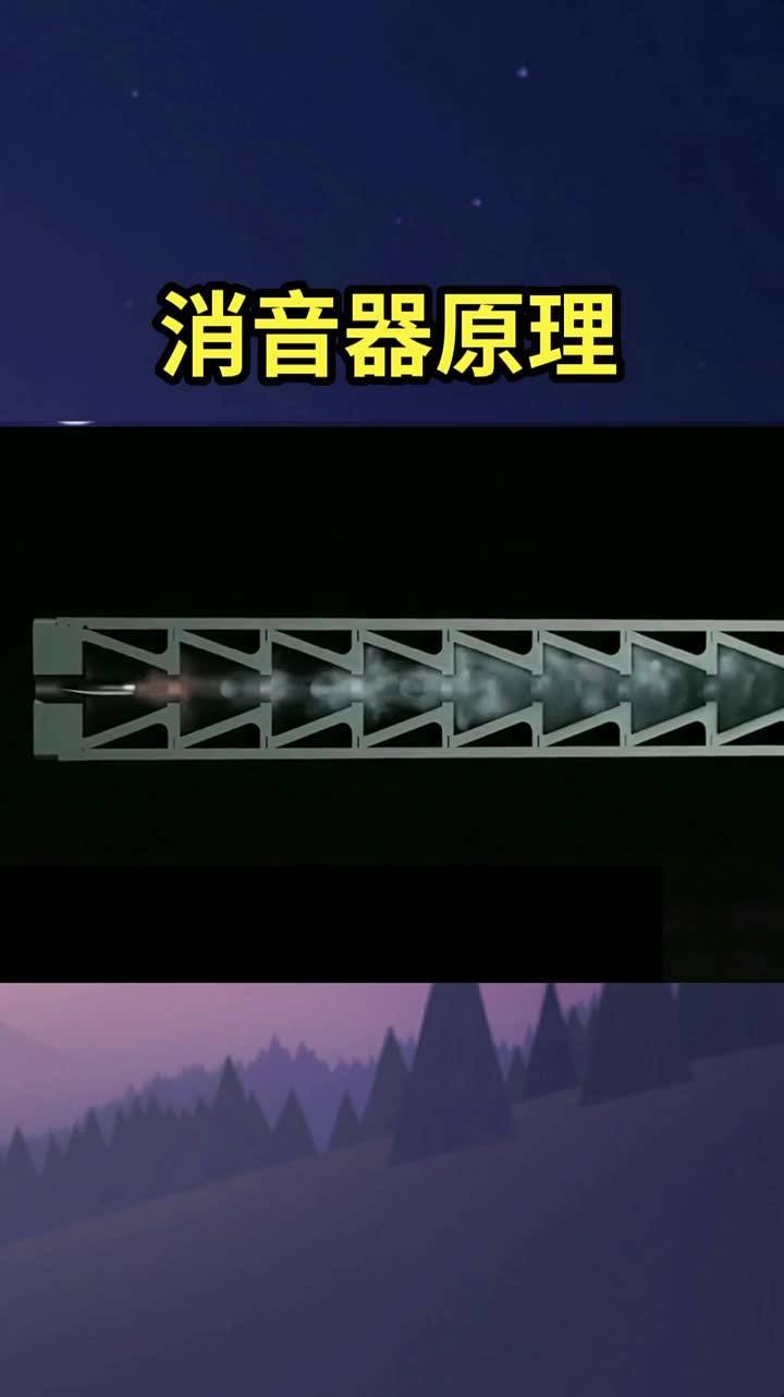 消音器的工作原理简单来说就是减弱枪声