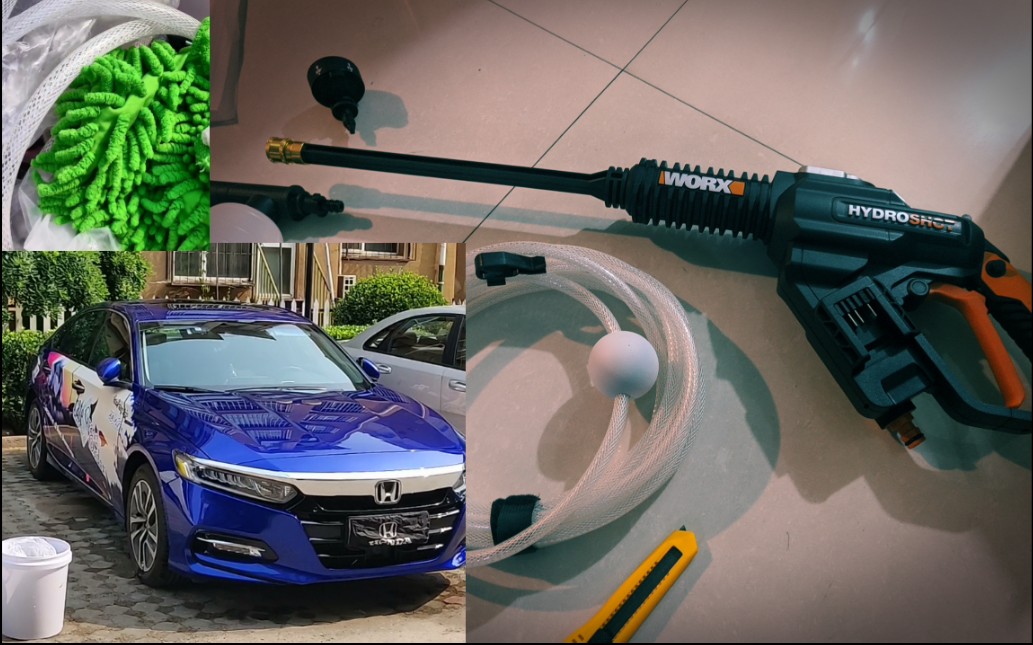 雅阁混动:威克士630E洗车效果和感受 #无洗车过程#无字幕#200620