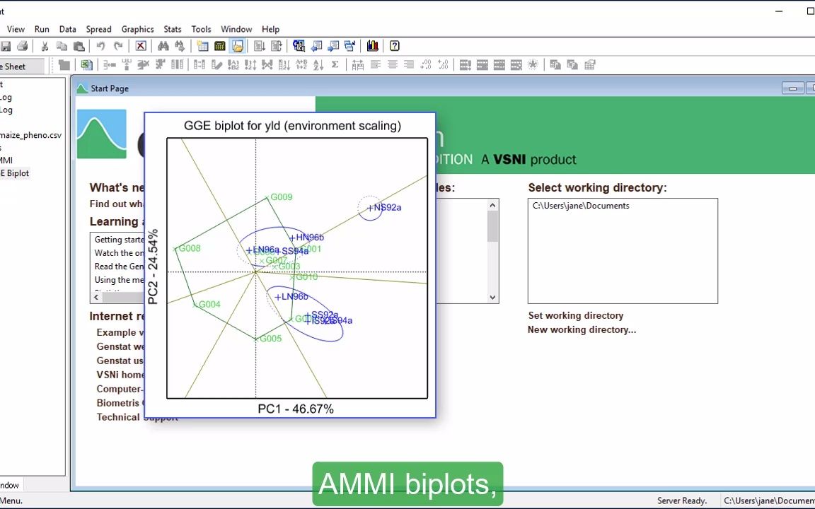基因与环境互作分析——GGE双标图&AMMI模型