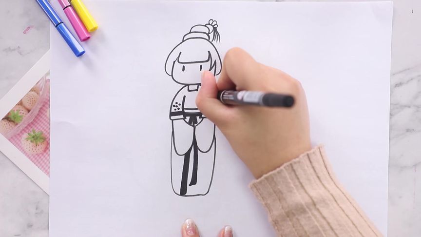 古装衣服画法步骤