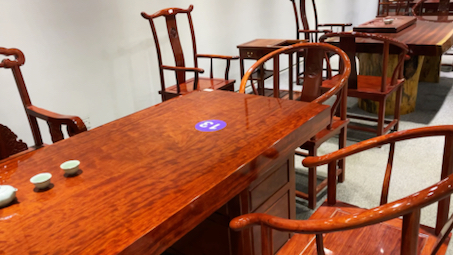 巴花实木大板茶桌茶几桌茶台餐桌办公桌老板桌