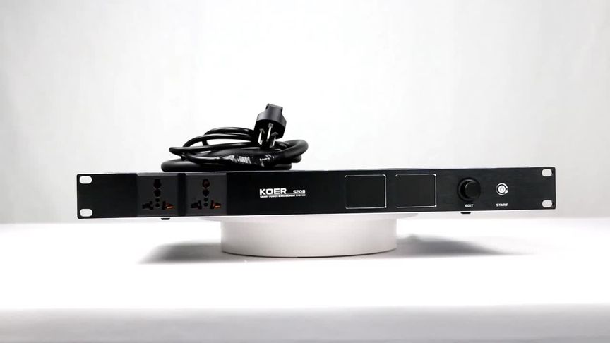 S208网络智能电源时序器,采用双屏设计,可设置每路延时