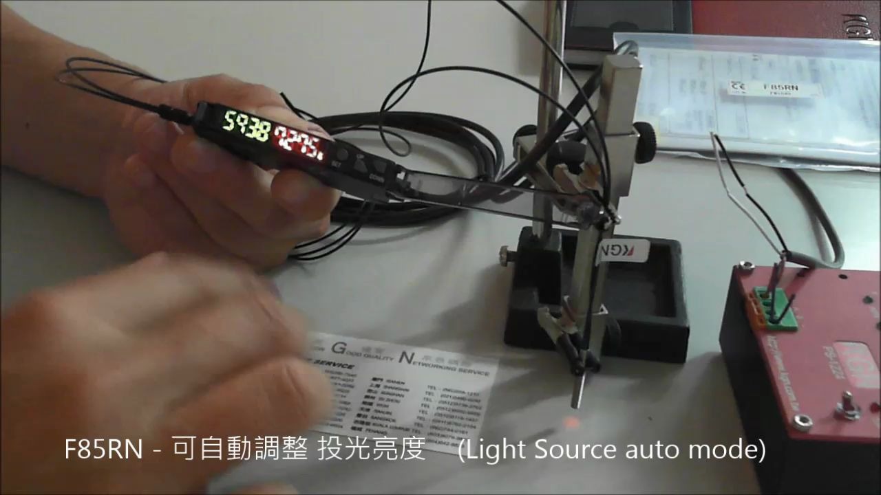 TAKEX竹中-F85RN放大器演示操作