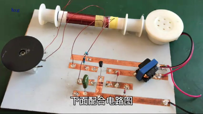 简易9014单管收音机,声音真是太好了