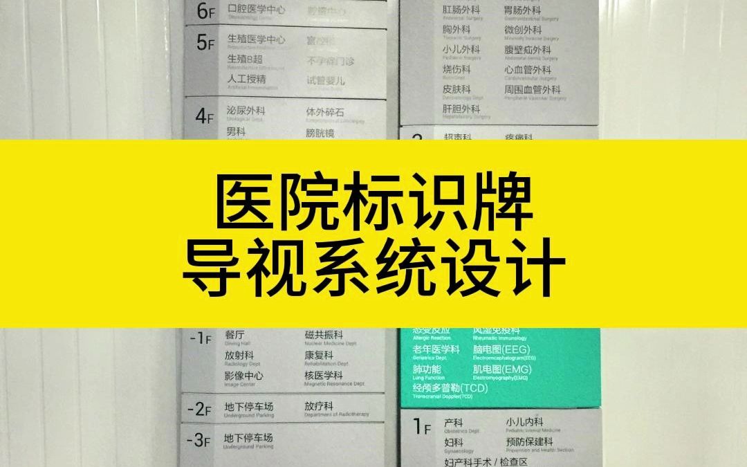 医院标识牌导视牌导视系统