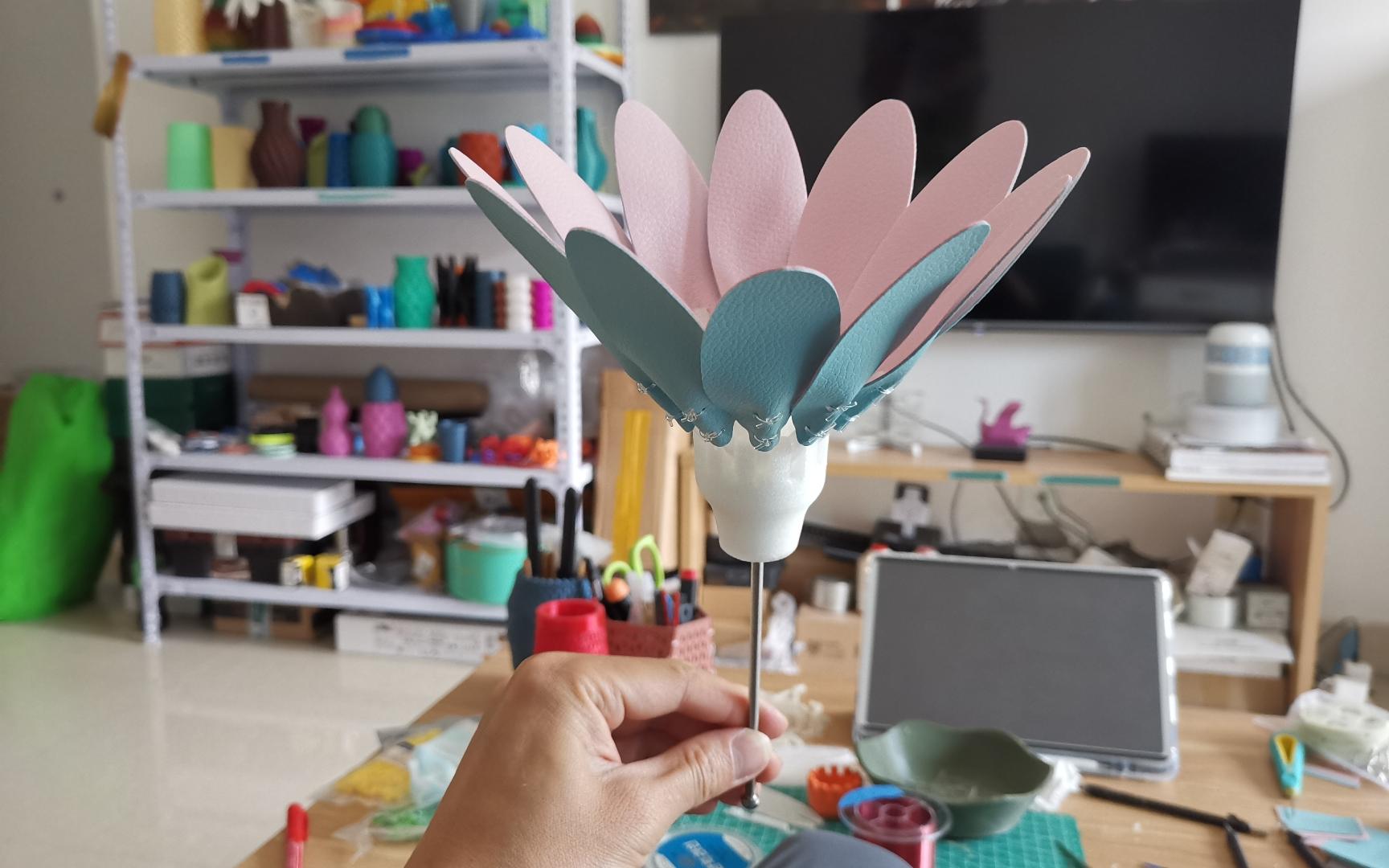 3D打印的机械花朵系列