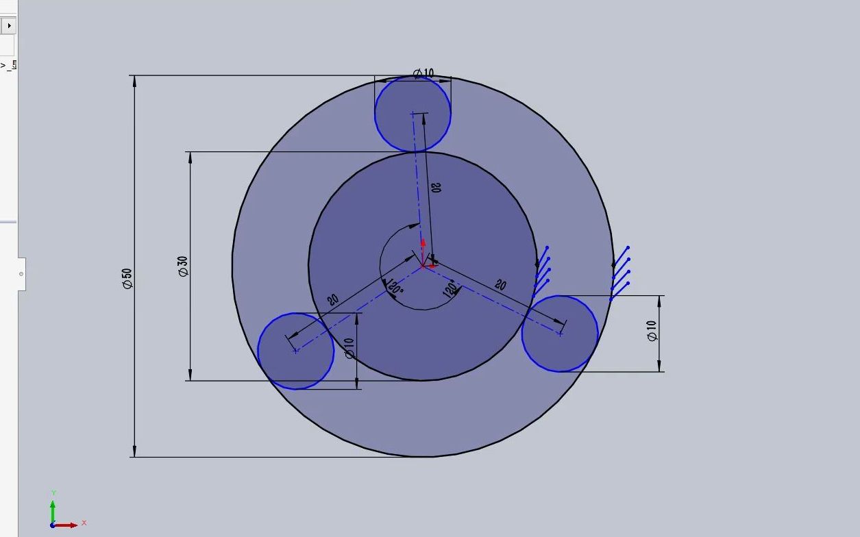 solid演示(20)-行星轮机构运动简图