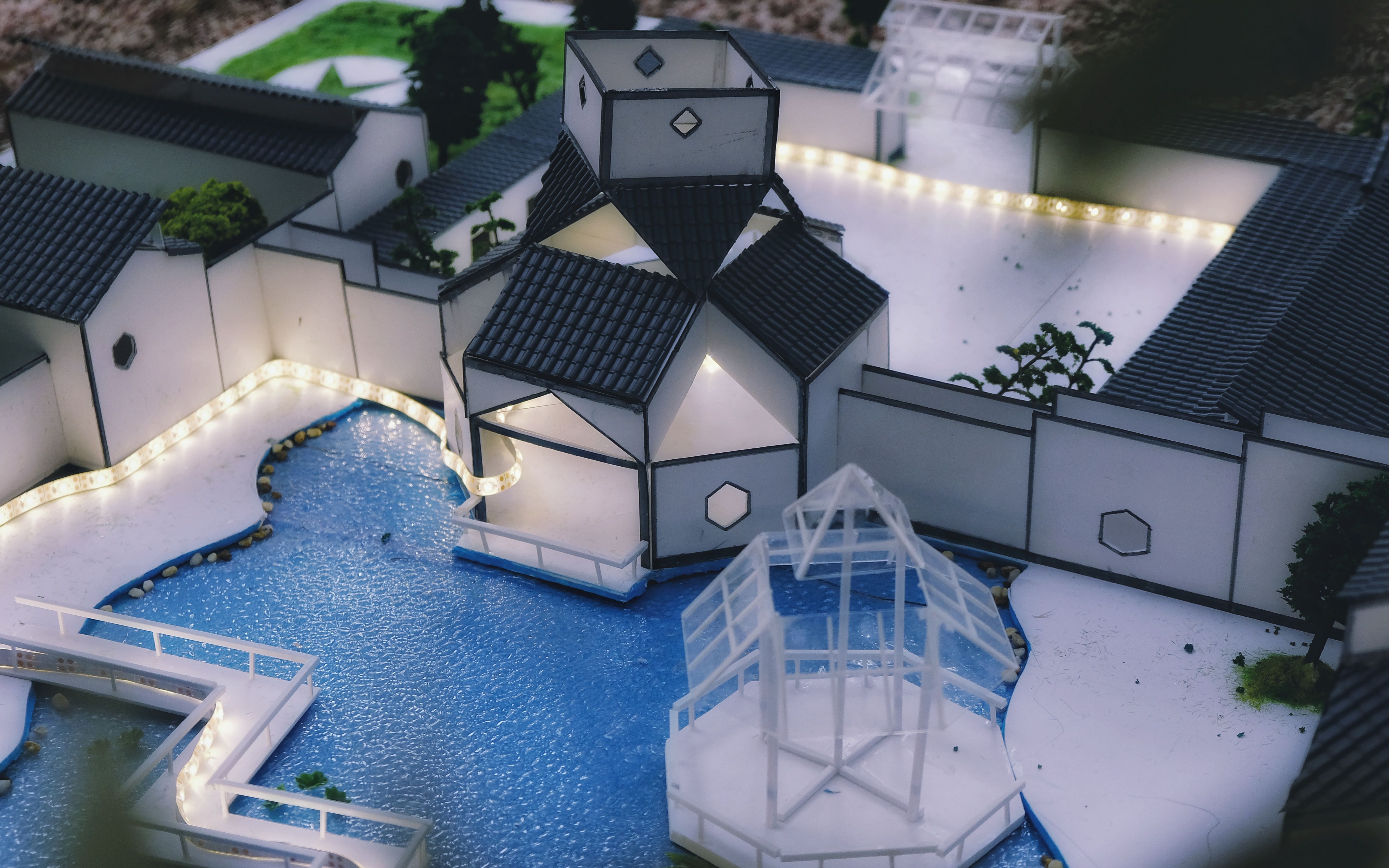 【建筑系】苏州博物馆模型制作!历时一个月半终于竣工!