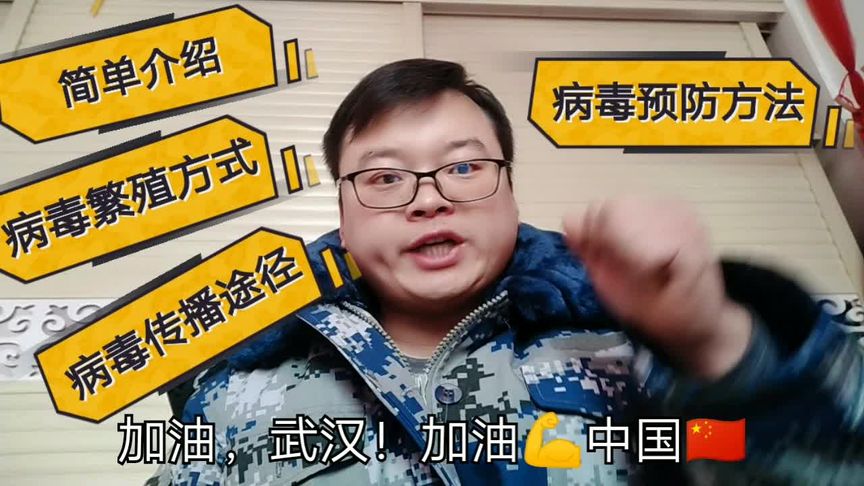 了解病毒繁殖方式、传播途径、预防方法;加油武汉,加油中国!