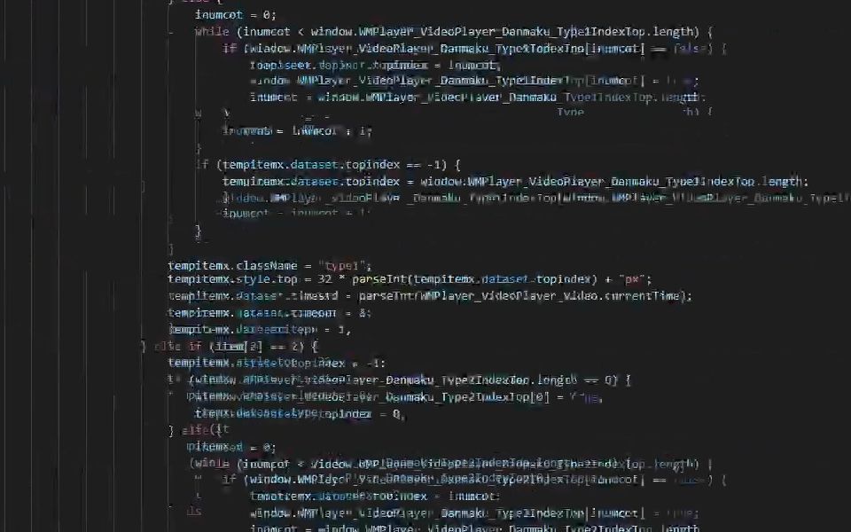 当你尝逝写一个基于原生JS的弹幕视频播放器(2)