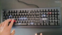 华硕GK1100电竞键盘 灯光