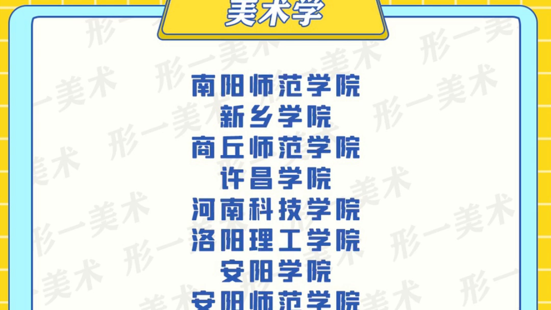 专升本美术招收专业对照表