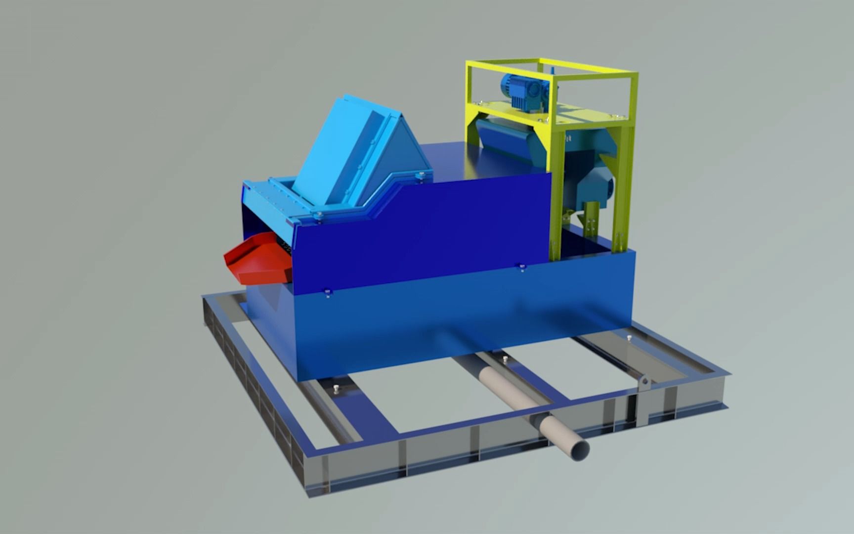 连续脉冲负压钻井液振动筛