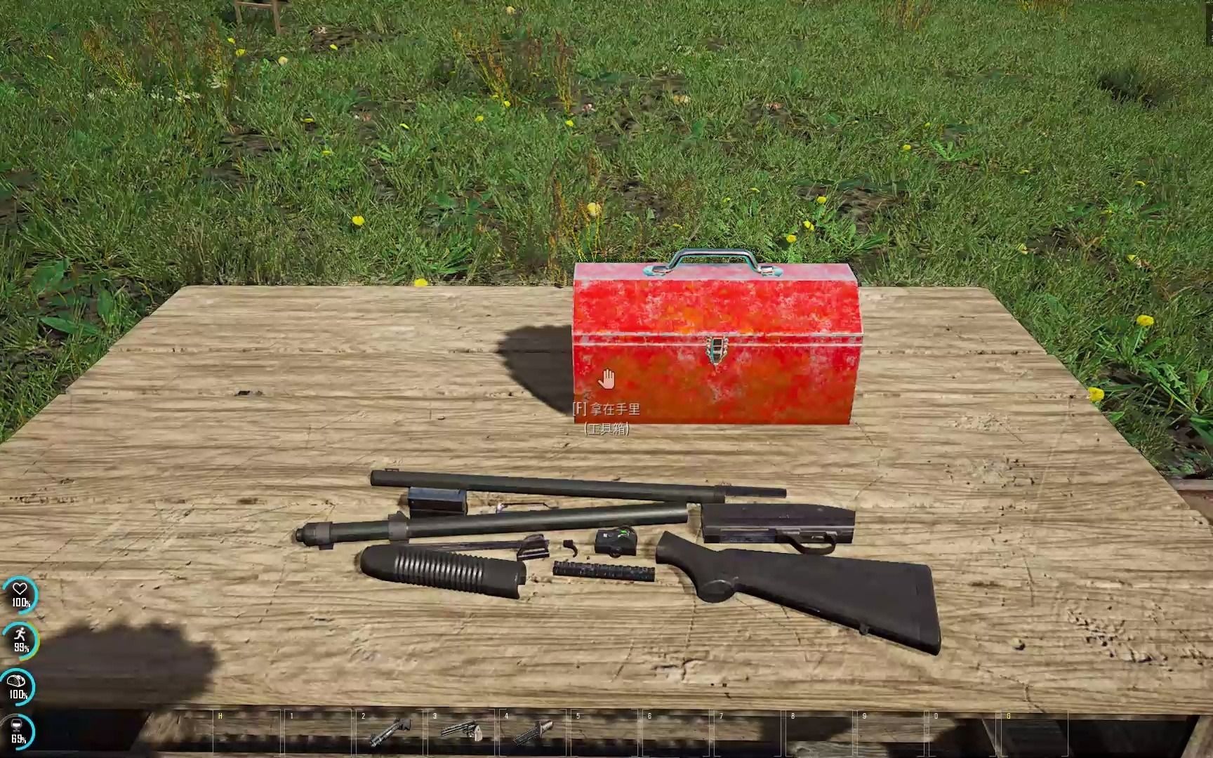 SCUM人渣 枪械维修,告别武器修理套件_演示