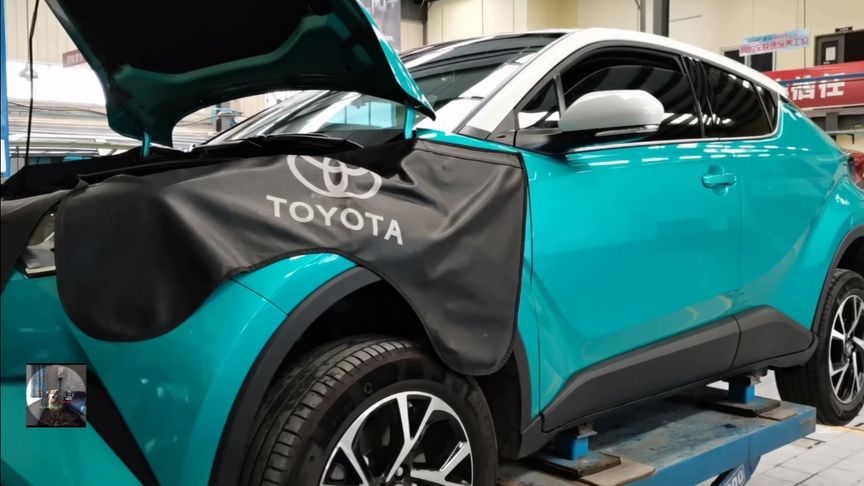 今天去广汽丰田做汽车保养,保养流程简单,师傅也尽心尽力