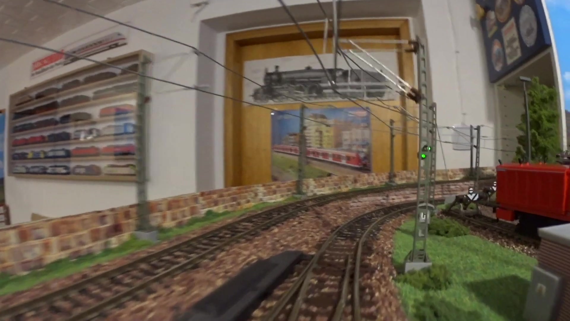 有钱人的大玩具,火车模型HO 第一视角,超长线路