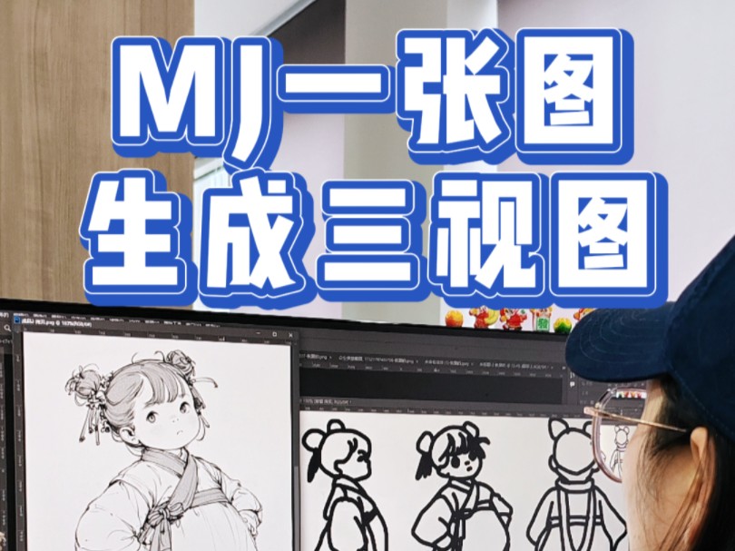 MJ教程|一张图生成三视图效果