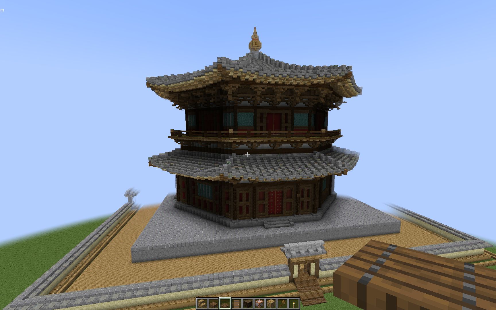 【3D全景】我的世界国风建筑延时摄影