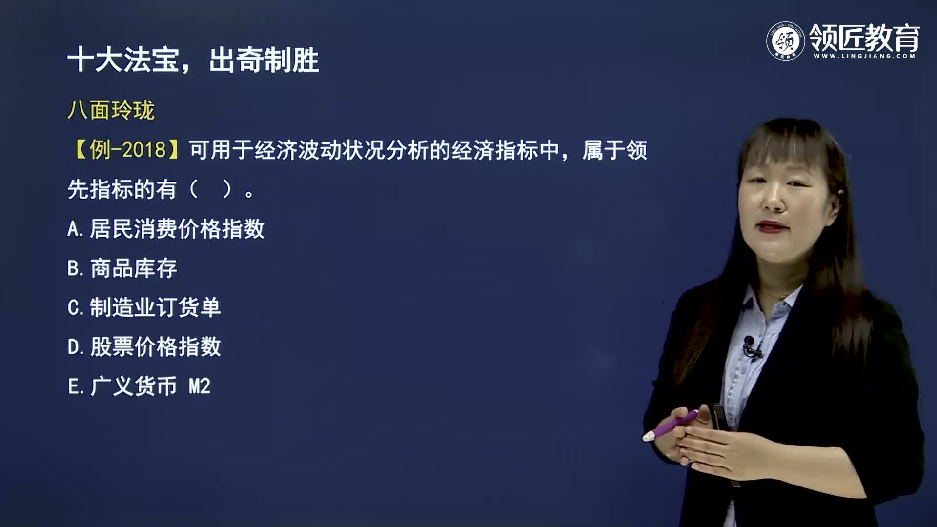 【领匠教育】武小唐-2022中级经济师基础知识-十大法宝之关键词